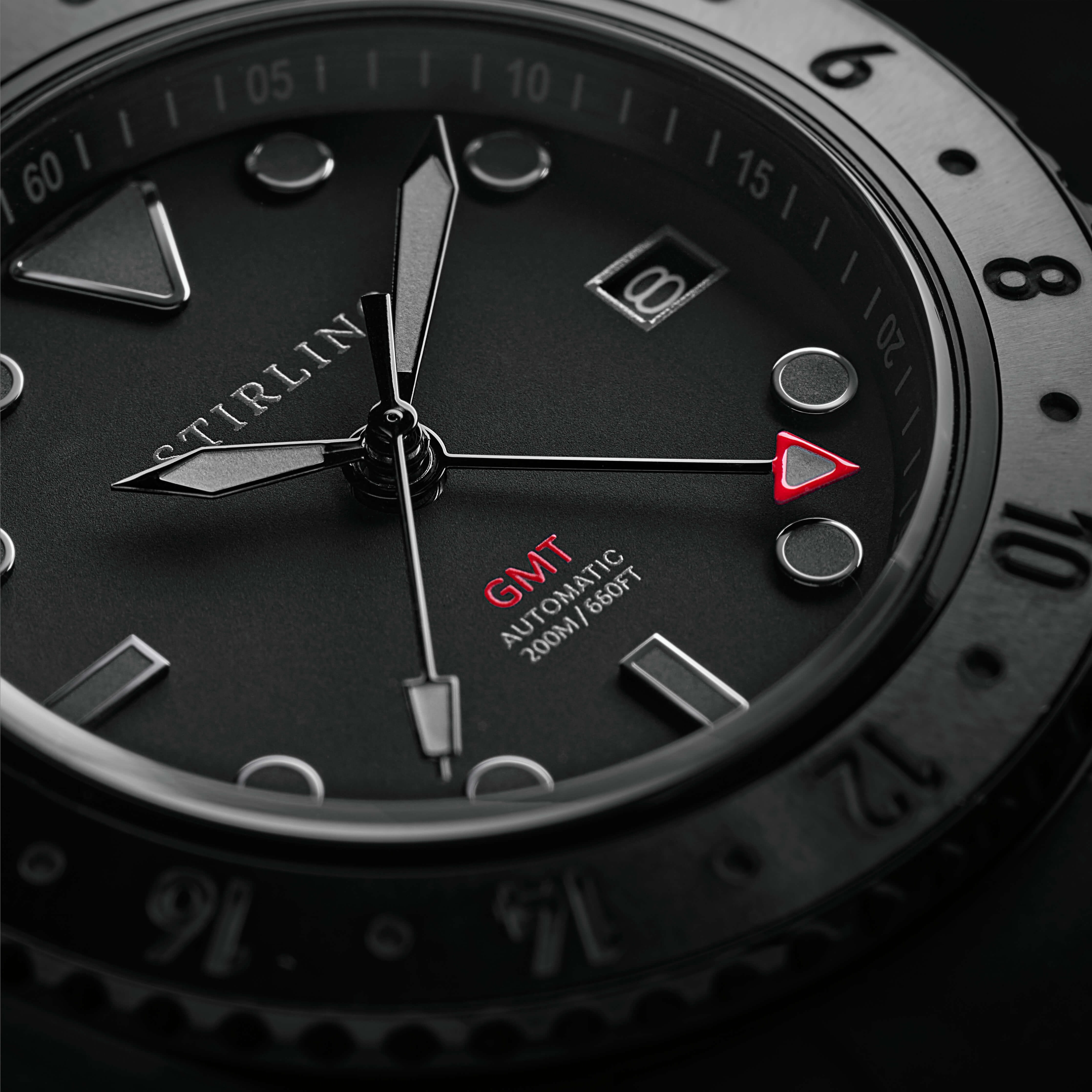 Durrant GMT - Black – Stirling Timepieces