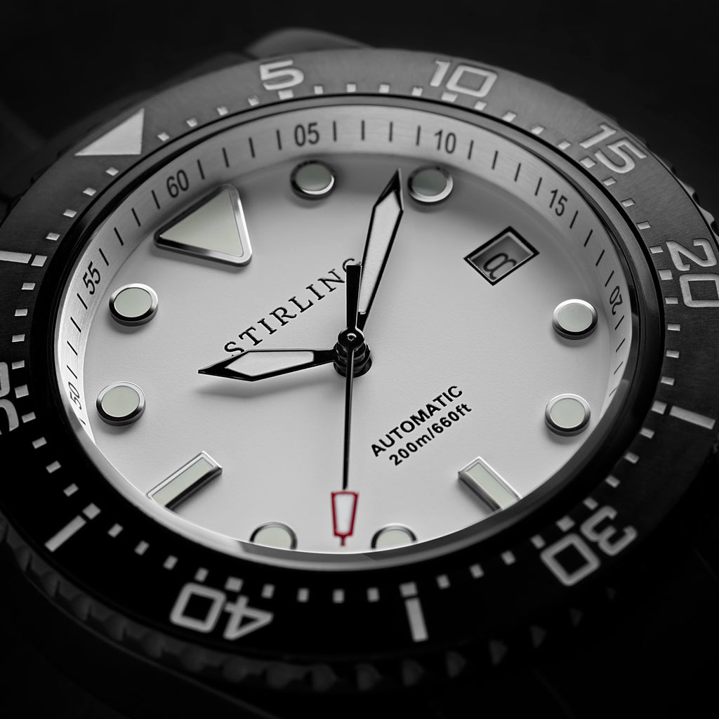 Durrant - Arctic White/Black – Stirling Timepieces
