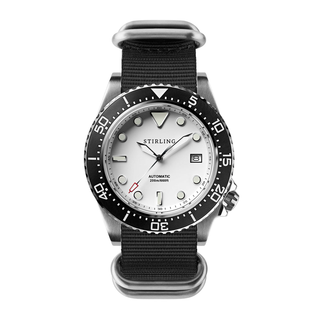 Durrant - Arctic White/Steel – Stirling Timepieces