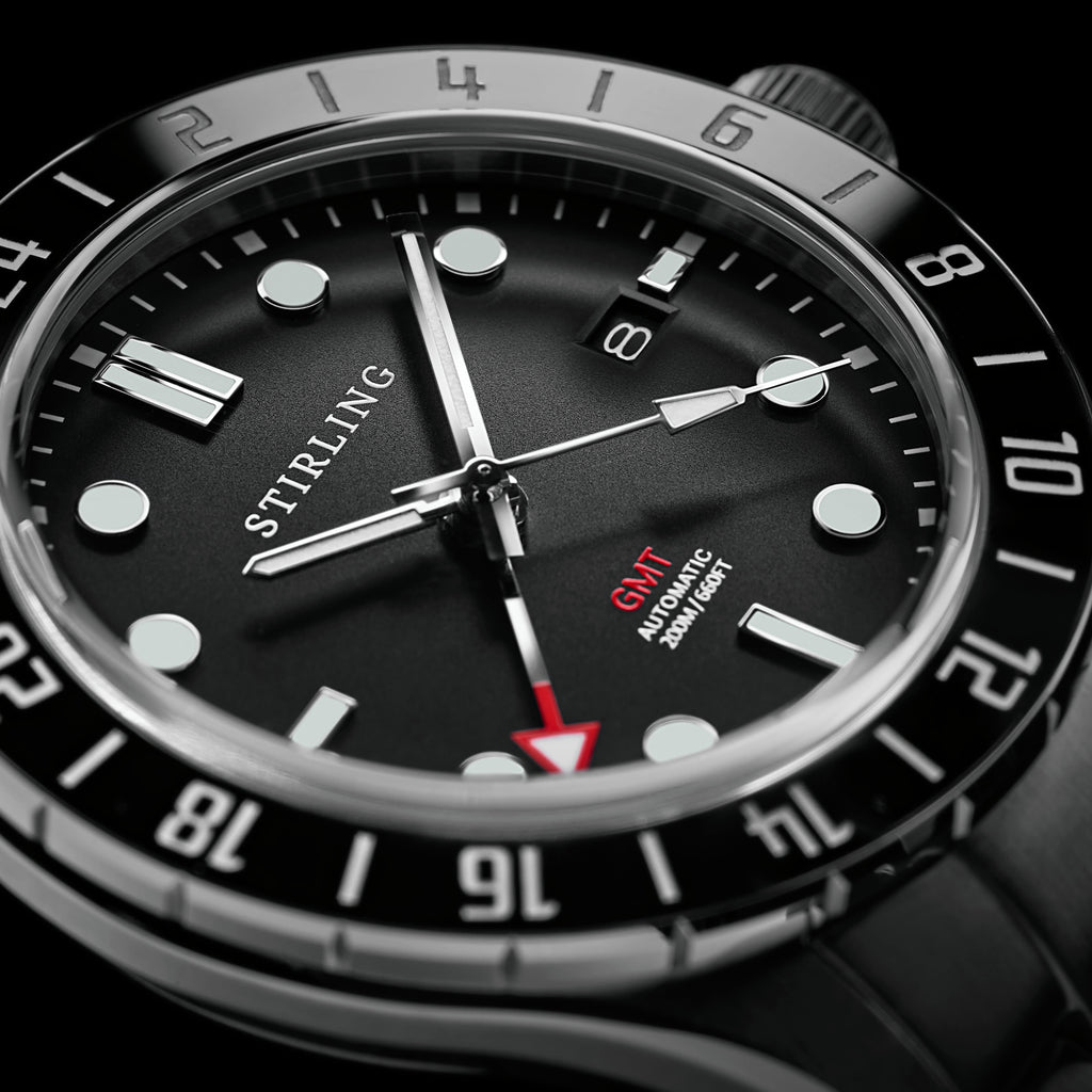 Upham - Steel/Black – Stirling Timepieces